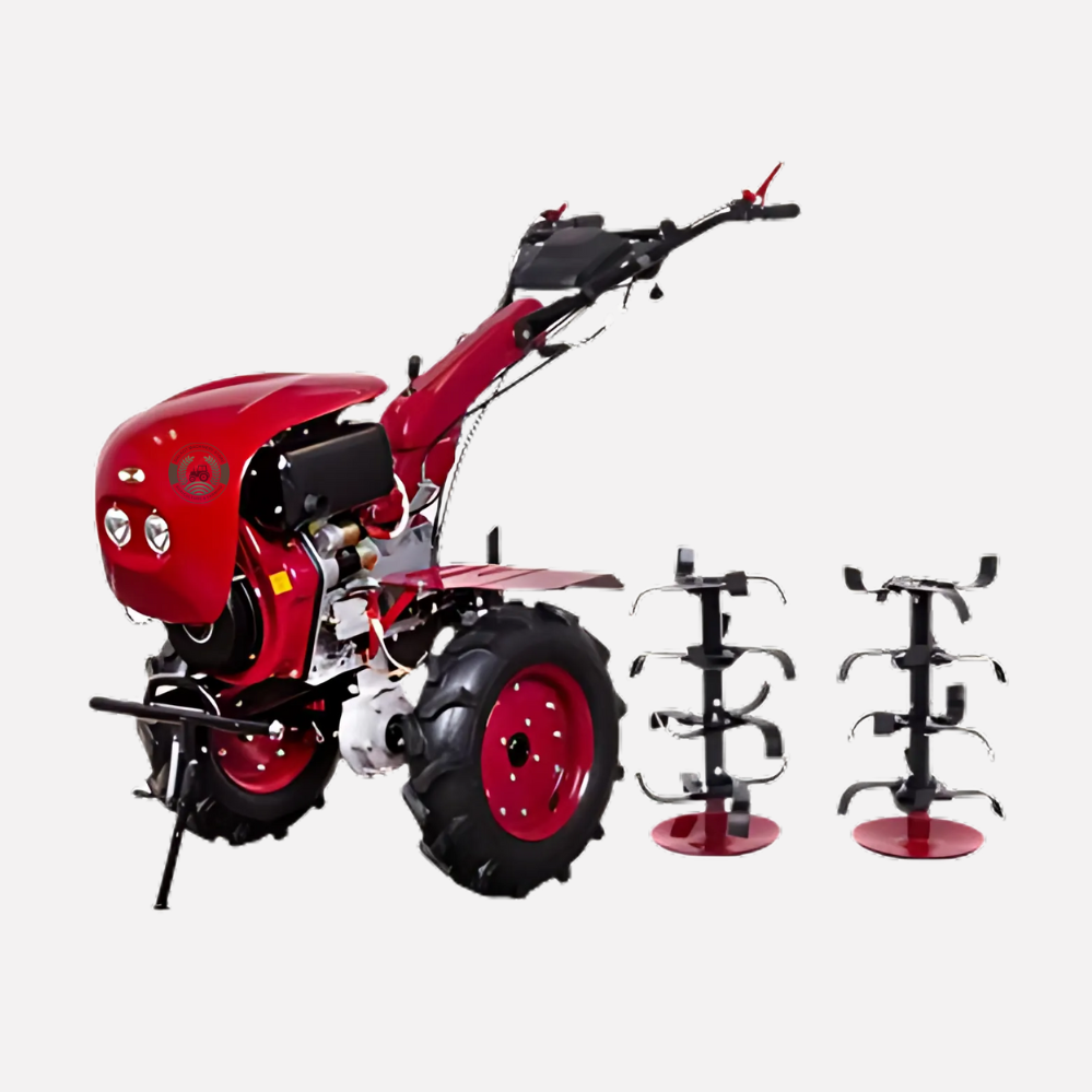 WEIMA 9 HP Diesel Tiller | Heavy-Duty Self-Start Cultivator with PTO ...