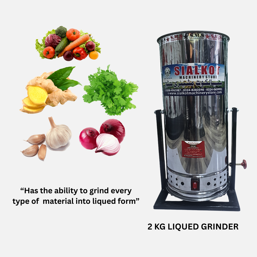 Liquid Grinder 2 KG Capacity | Heavy Duty Steel Body Grinder - Sialkot ...